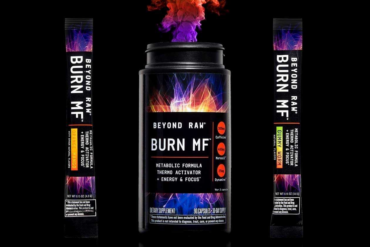 Beyond Raw's flavored Burn MF fat burner shows up in Gummy Worm