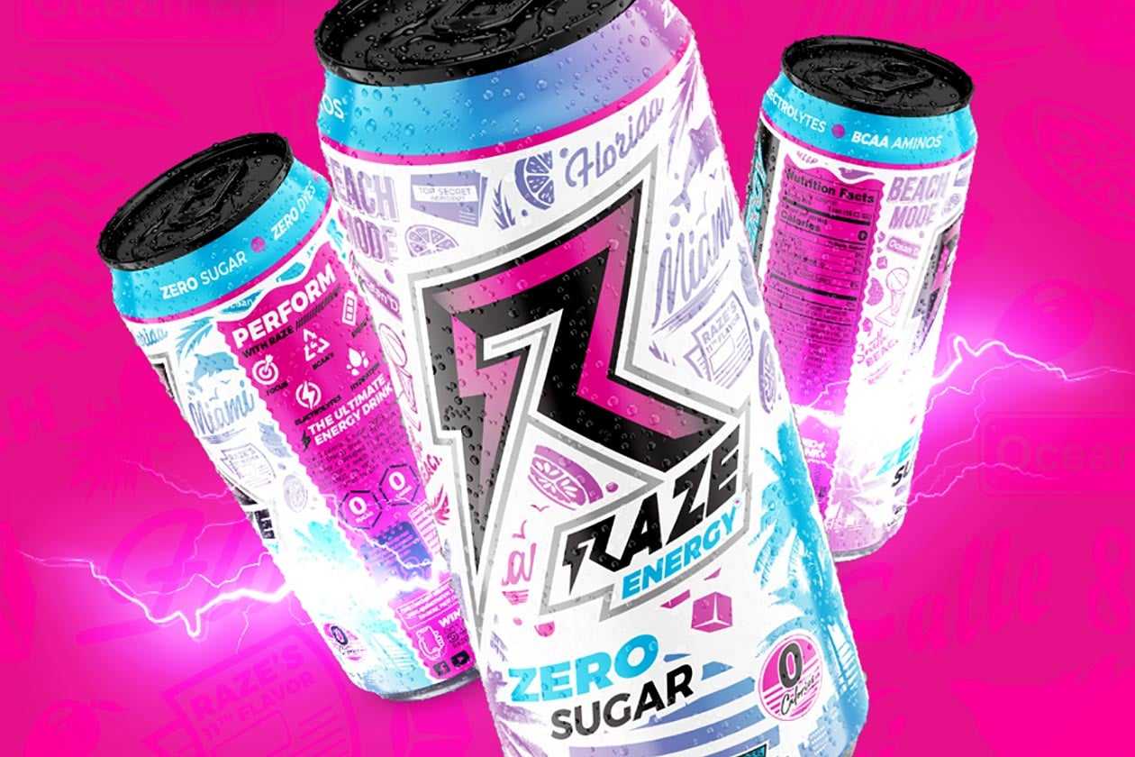 RAZE reveals its crowd-sourced can design for its new tropical flavor
