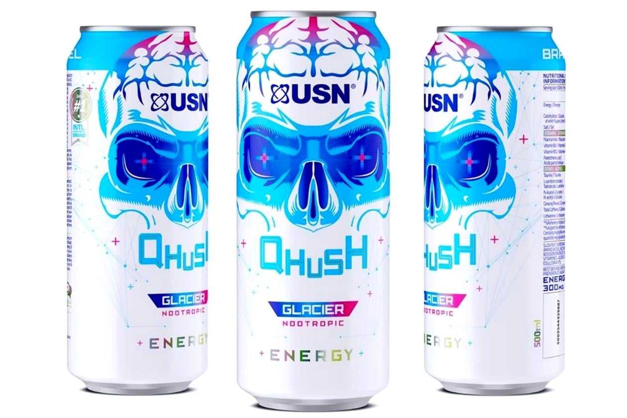 USN shares the first look at its upcoming Glacier Qhush energy drink