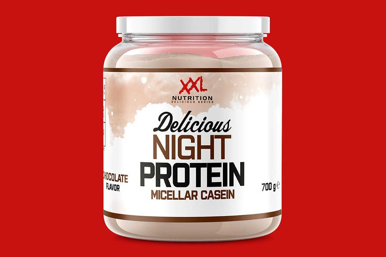 XXL Nutrition launches Delicious Night Protein powered by micellar casein