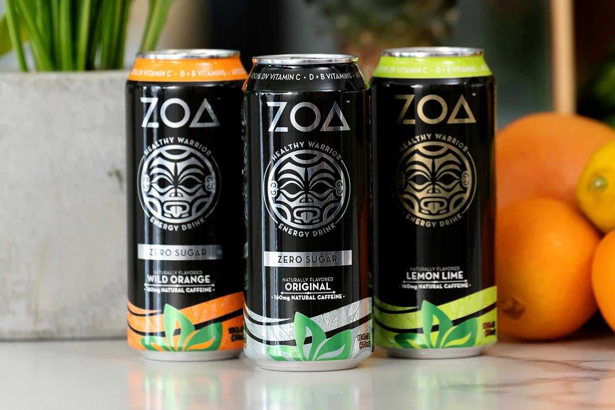 ZOA energy drink from the Rock dropping in March in five tasty flavors