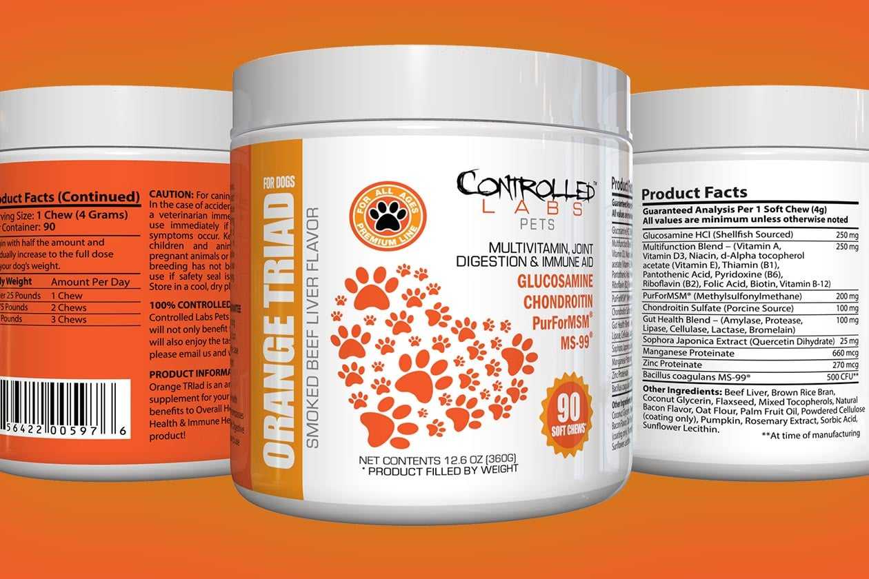Controlled Labs Pets brand debuts with three health supplements for dogs