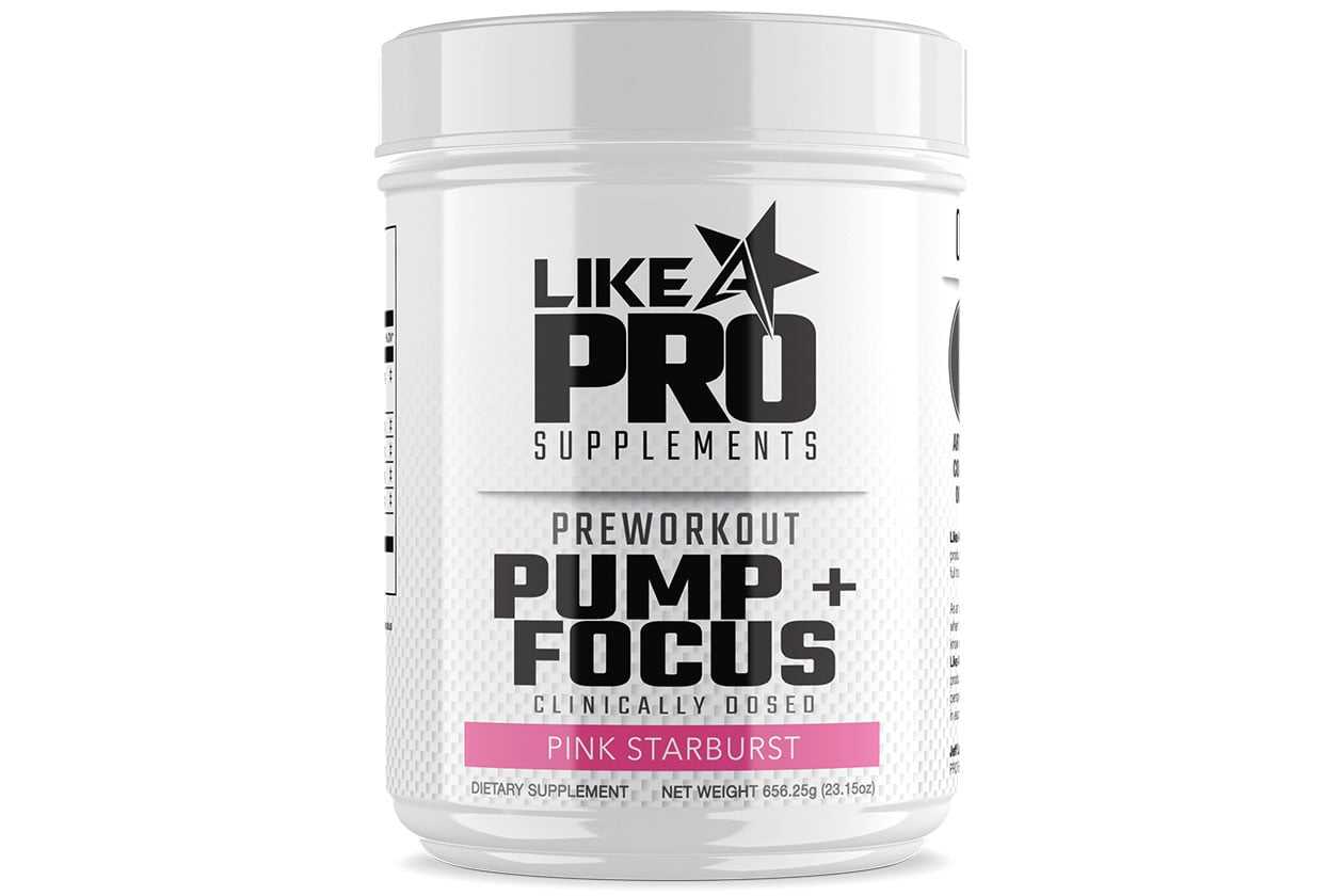 Like A Pro names Raspberry Lemonade and Fruit Explosion Pump + Focus