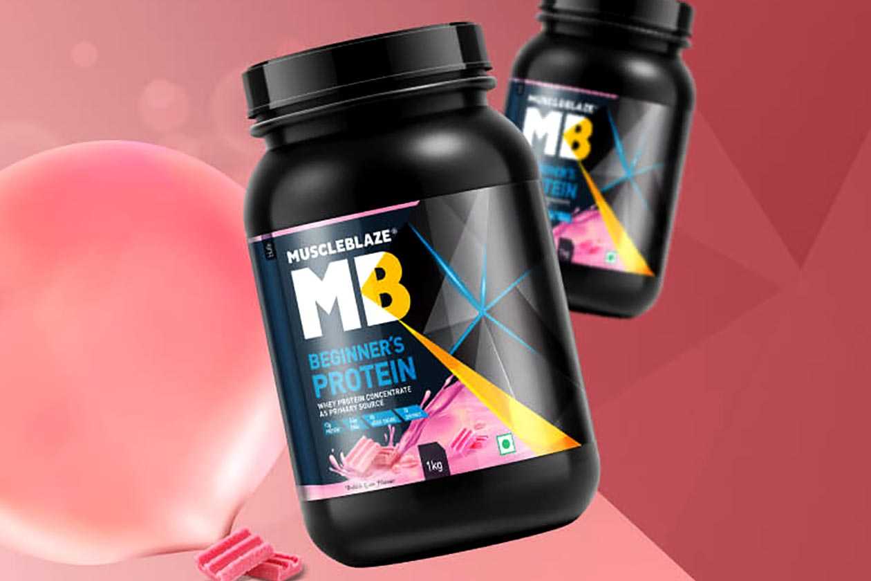 MuscleBlaze launches its high-carb Beginner's Protein in Bubble Gum