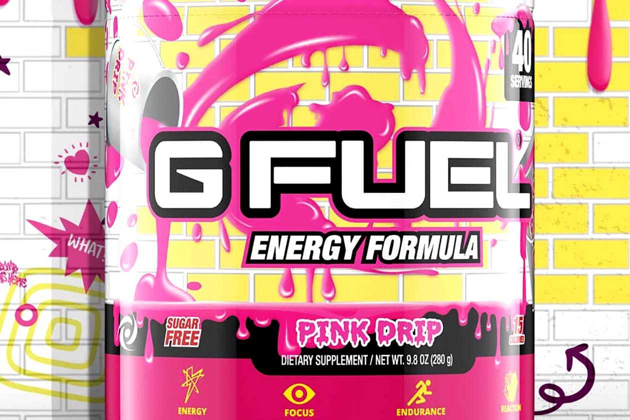 Pink Drip G Fuel now available for pre-order in tubs and a Collector's Box