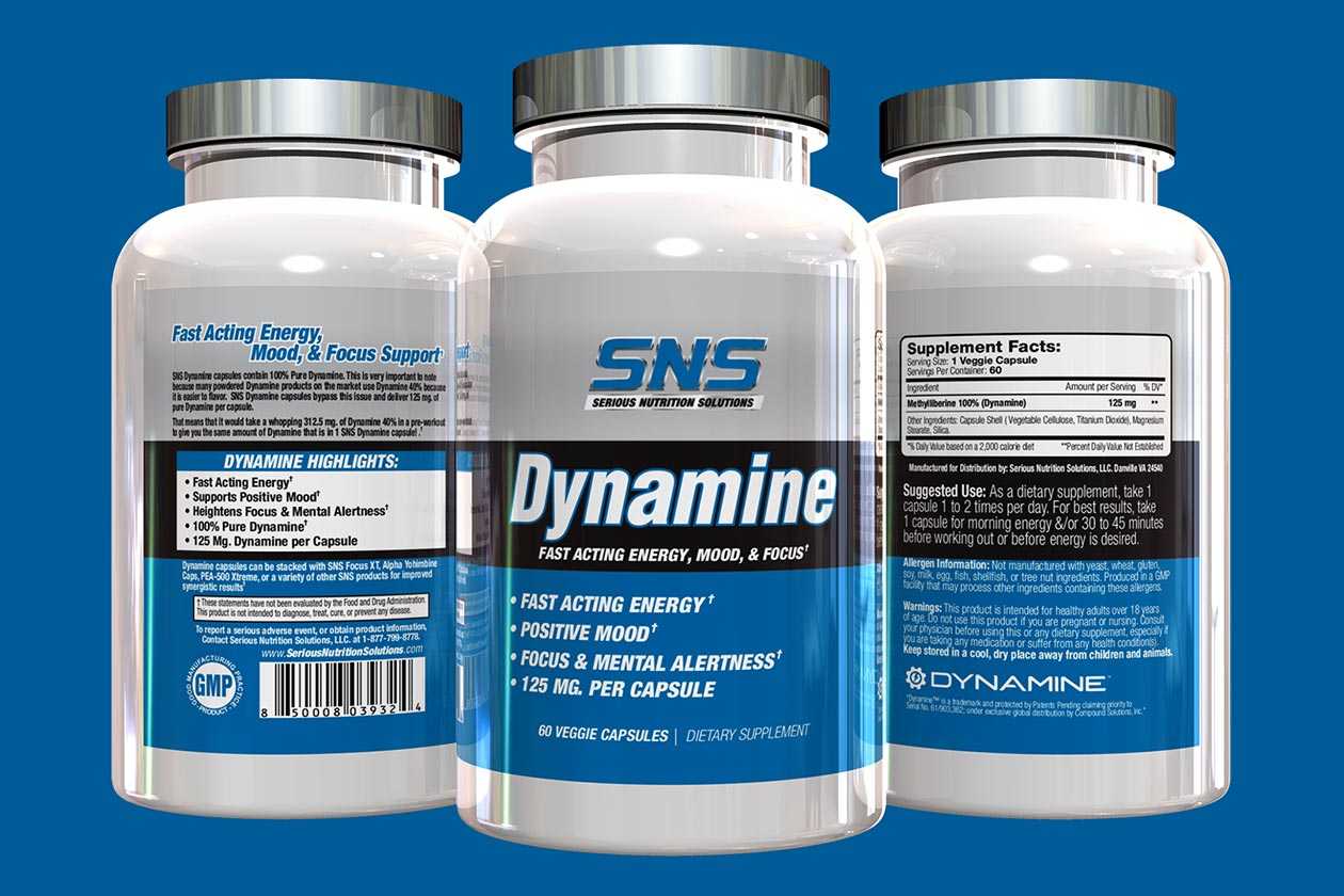 SNS launches standalone Dynamine capsules to support energy and focus
