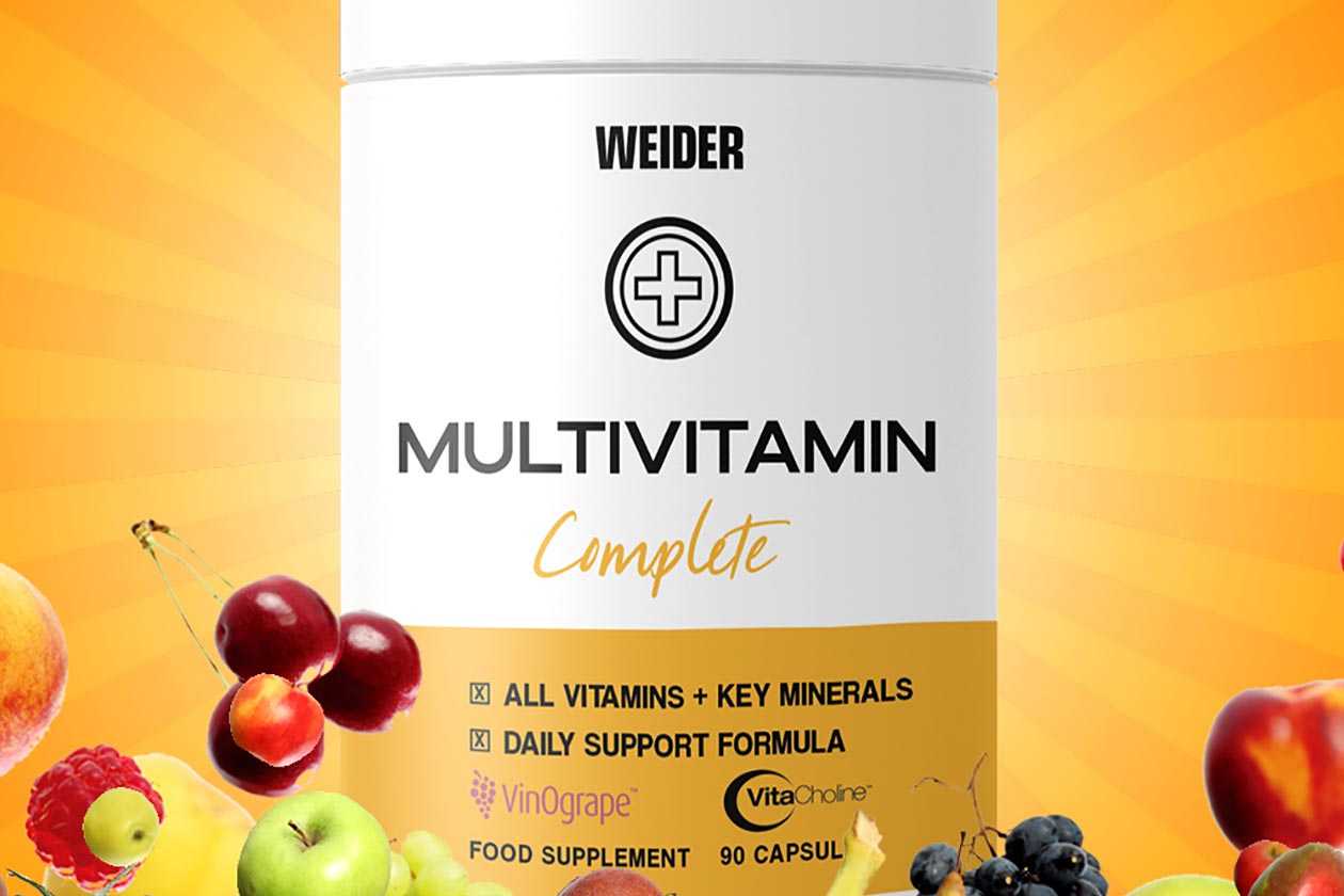 Weider launches its simple but well-rounded Multivitamin Complete