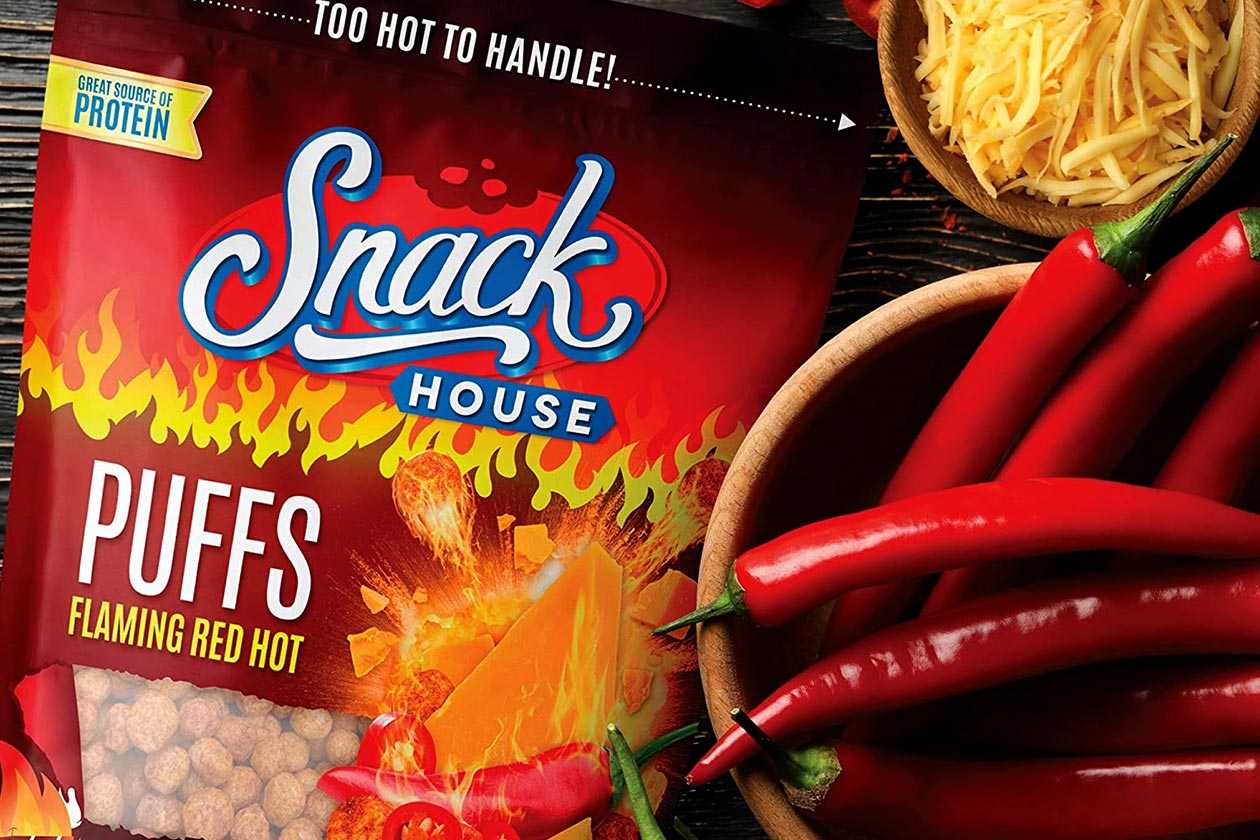 Snackhouse Foods releases a spicy Flaming Red Hot Snackhouse Puffs