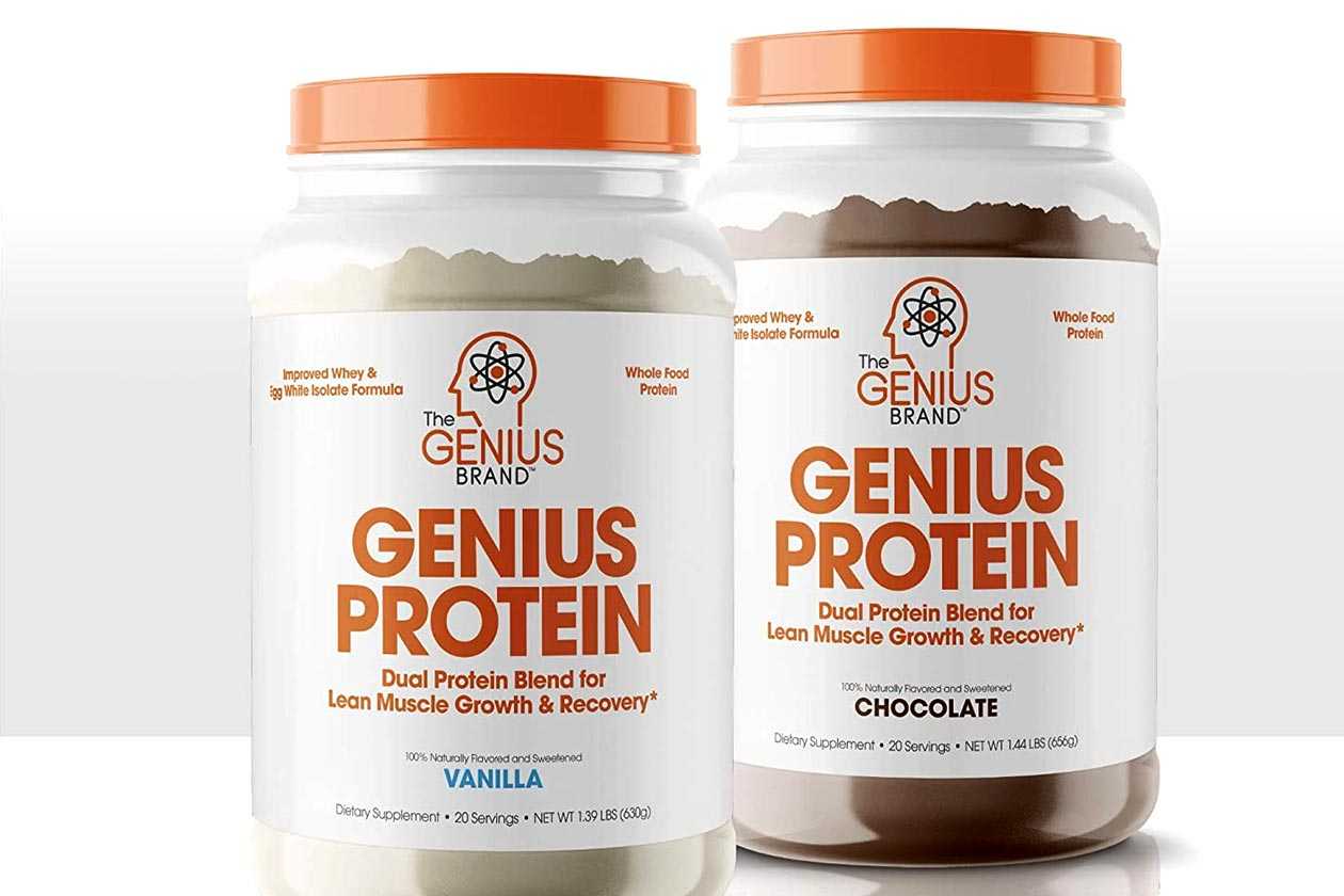Genius Protein relaunches with a different blend of protein sources