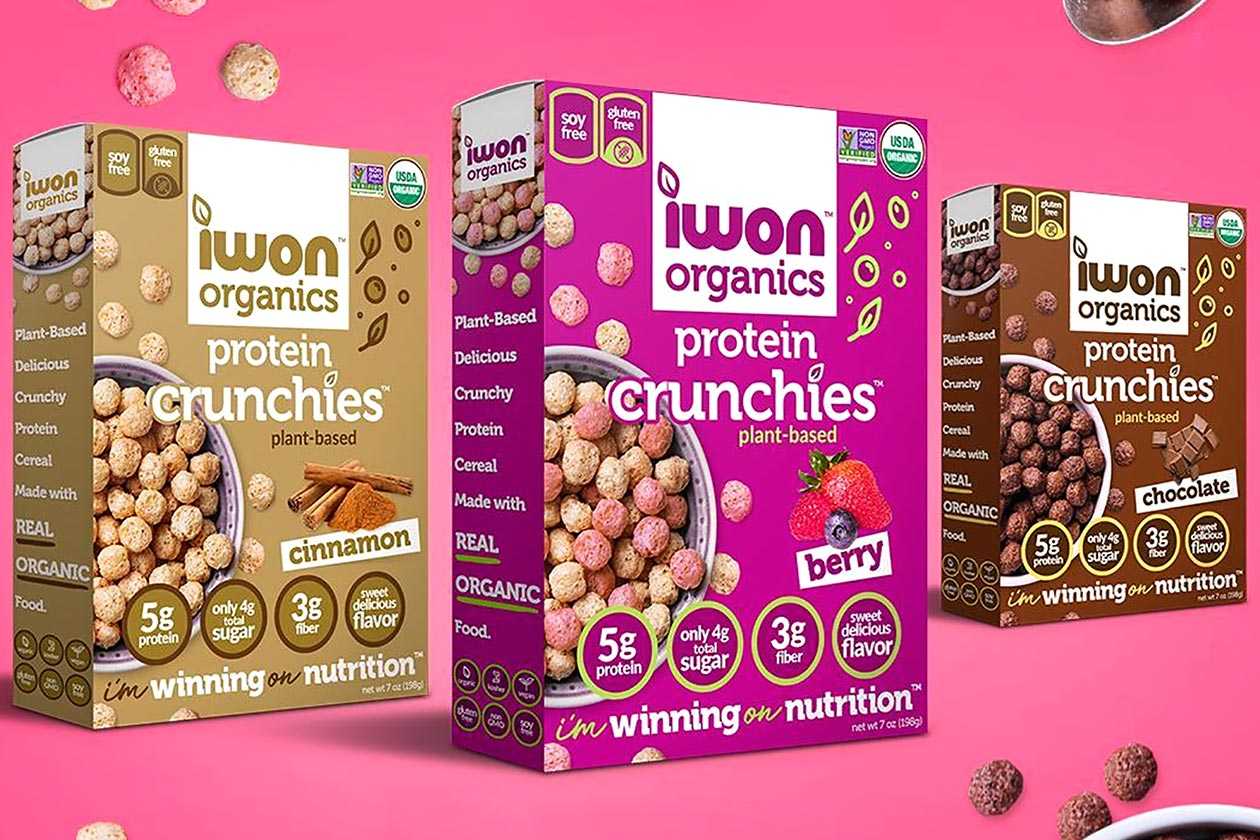 iWon Organics introduces high-protein and plant-based Protein Crunchies