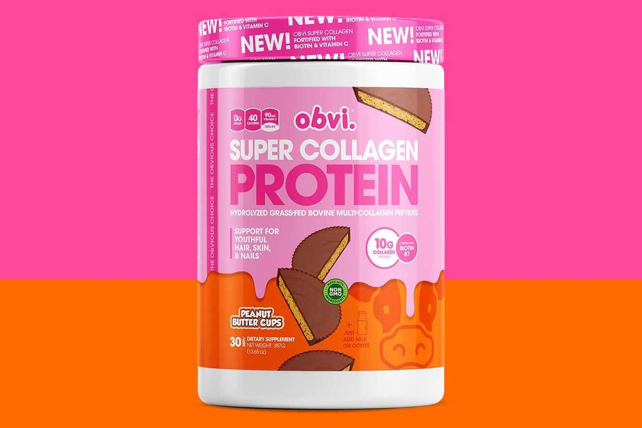 Peanut Butter Cups on the way for Obvi's Super Collagen Protein