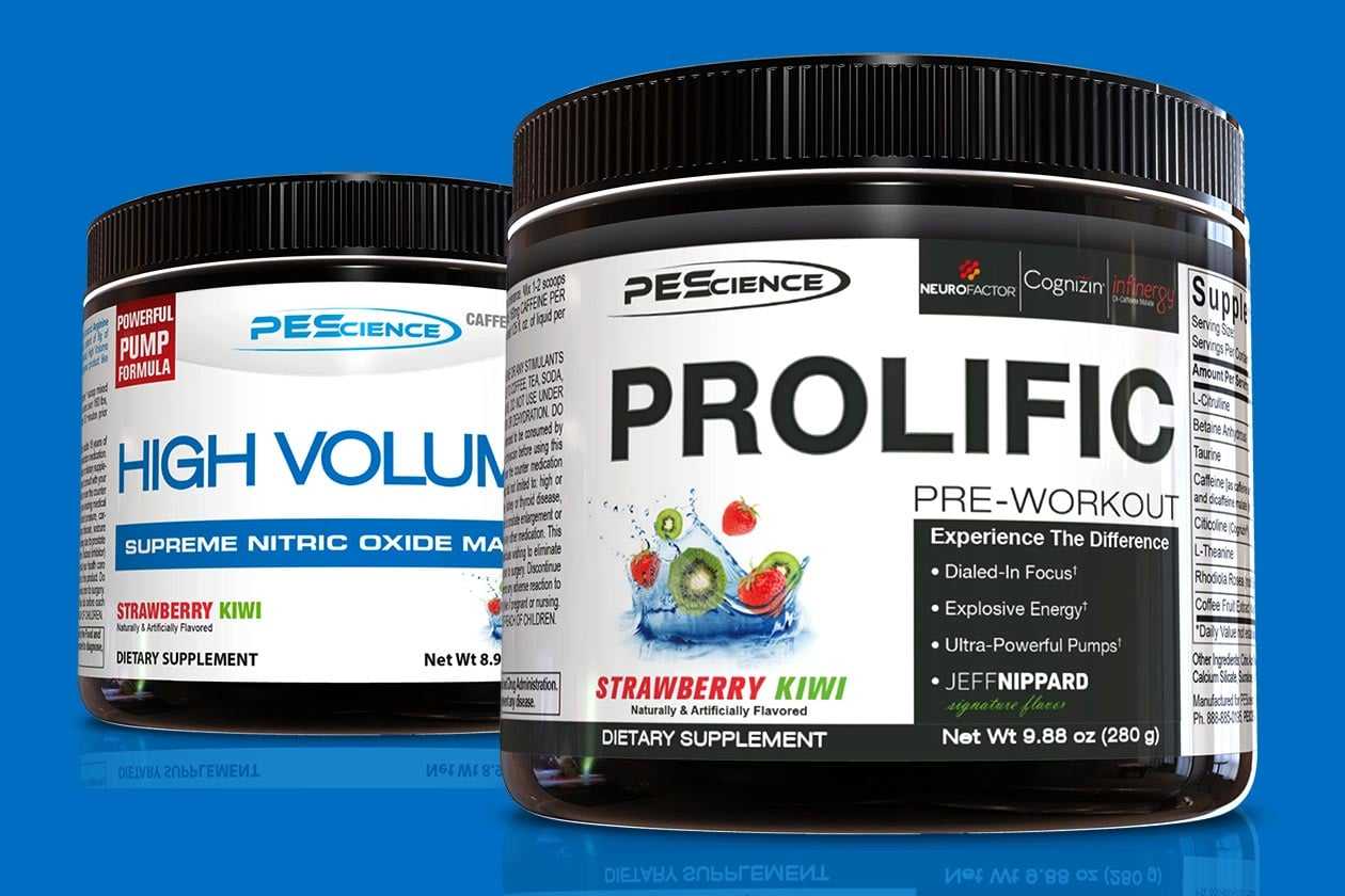 Strawberry Kiwi Prolific and High Volume from PEScience and Jeff Nippard