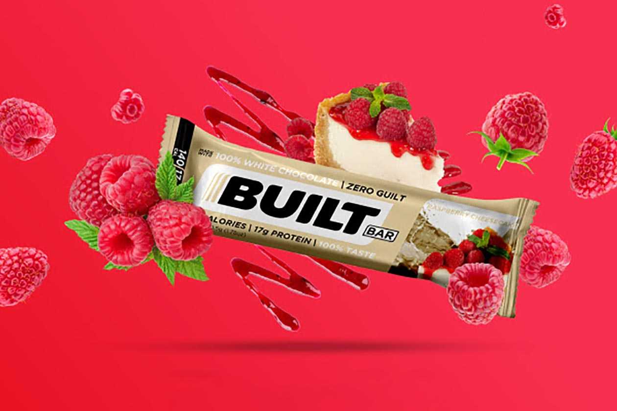 Built Brands unveils a White Chocolate Raspberry Cheesecake Built Bar