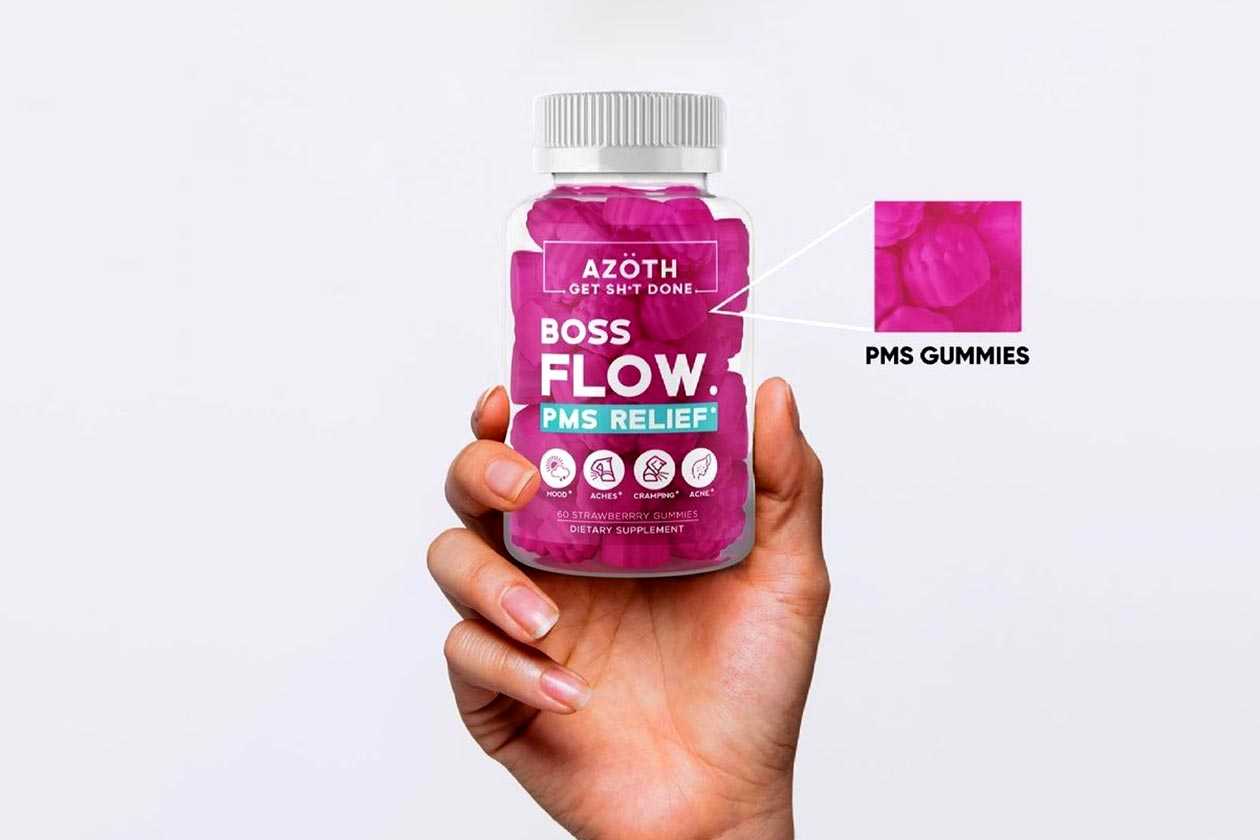 Azoth Boss Flow combines DIM and broccoli to alleviate PMS symptoms