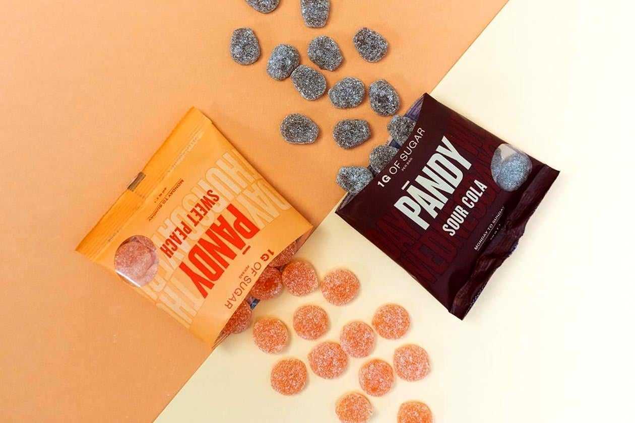 All-new Pandy low-sugar candy flavors Sweet Peach and Sour Cola