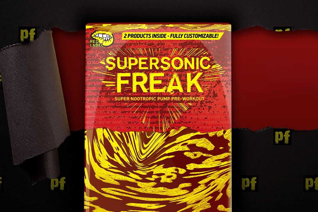 PharmaFreak's Supersonic Freak is a unique customizable pre-workout