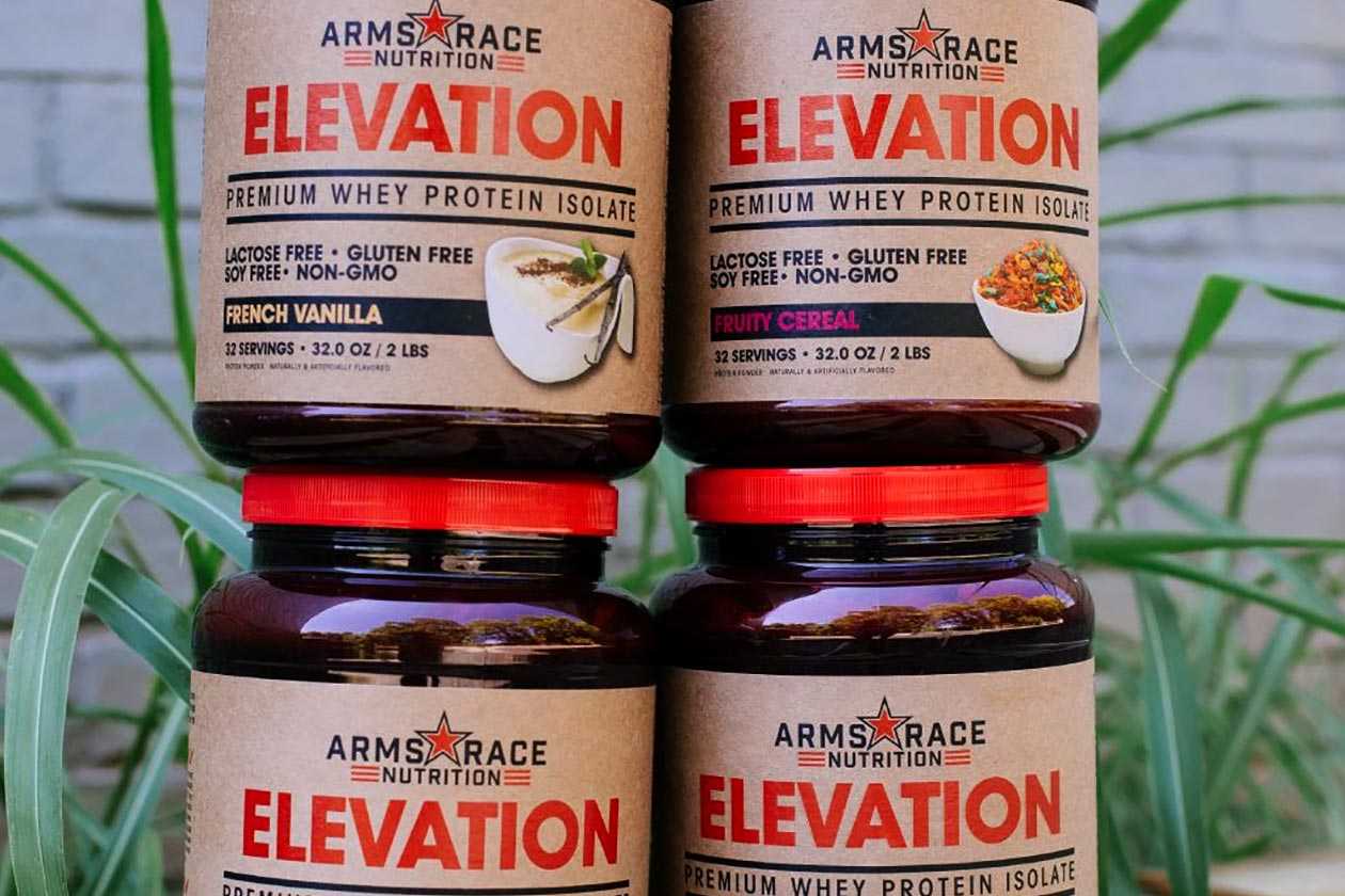 Arms Race Nutrition debuts Elevation protein for as low as $45 a tub