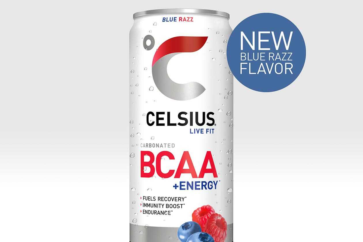 Traditional Blue Razz flavor on the way for Celsius BCAA + Energy