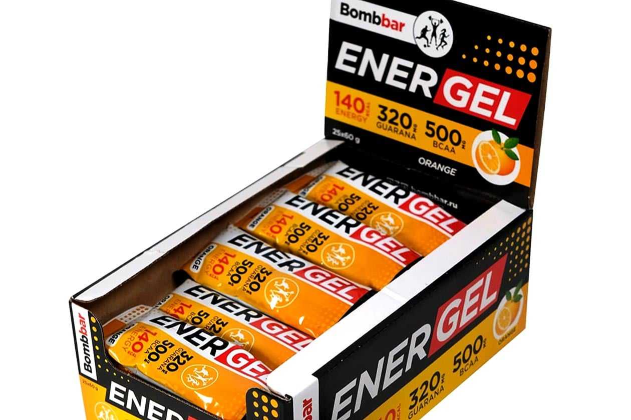 Bombbar Energel squeezes carbs and caffeine into a 60g gel pack