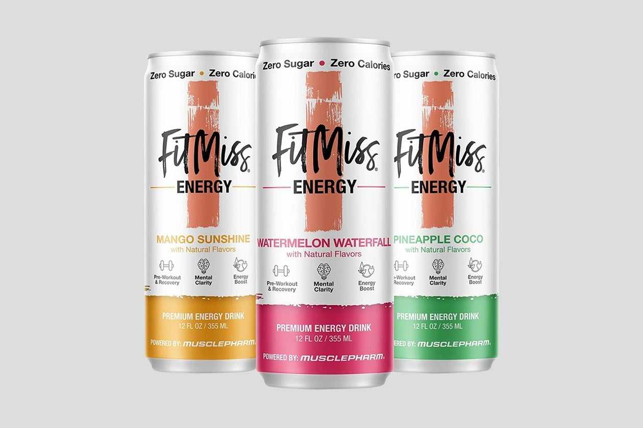 MusclePharm's women's brand Fitmiss is getting an energy drink