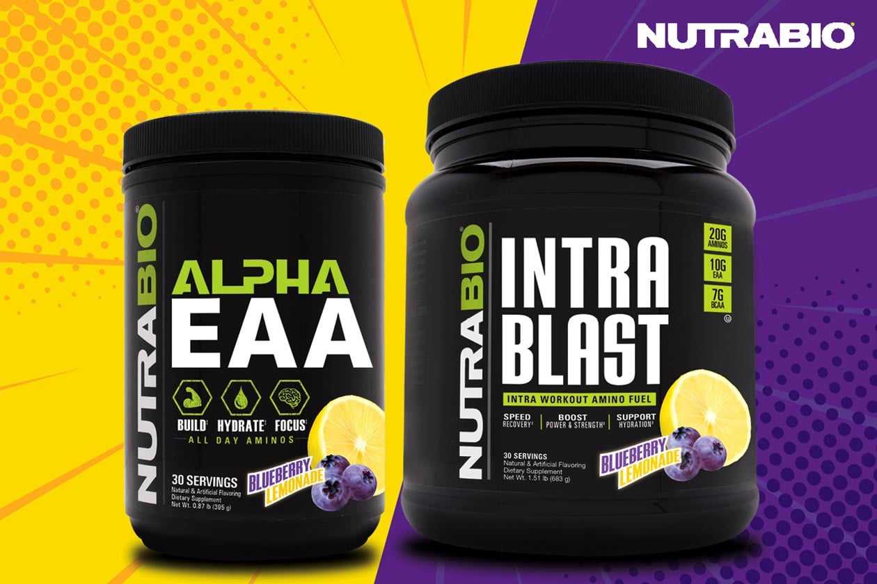 Nutrabio launches Alpha EAA and Intra Blast in Blueberry Lemonade