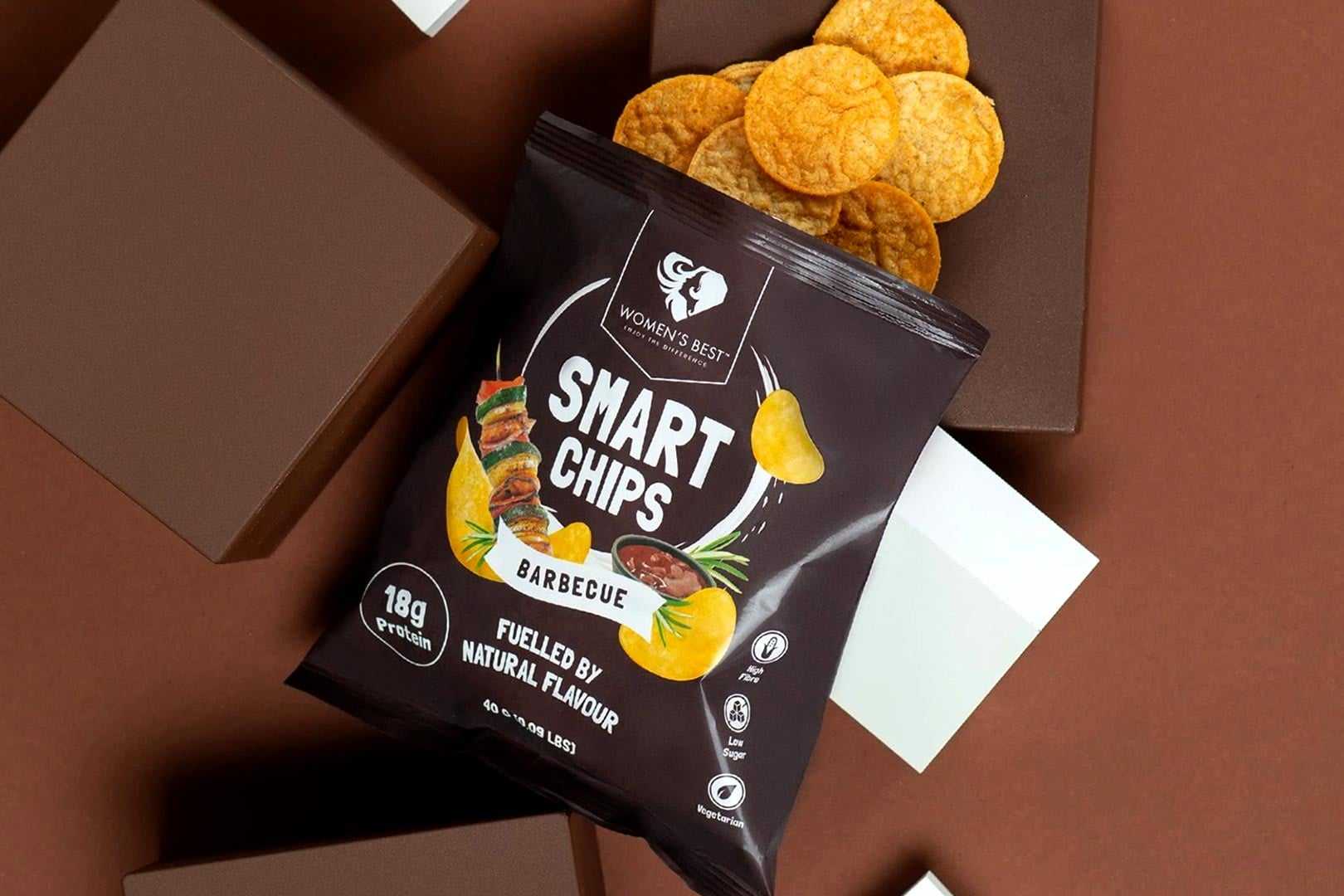 Women's Best Smart Chips pack 18g of protein into a crunchy chip snack