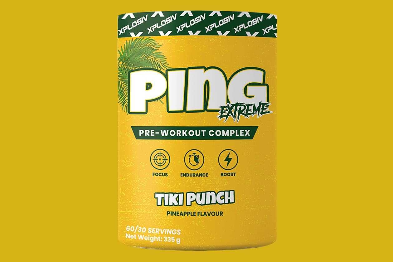 Xplosiv's Ping energy drink now comes as a pre-workout in Ping Extreme