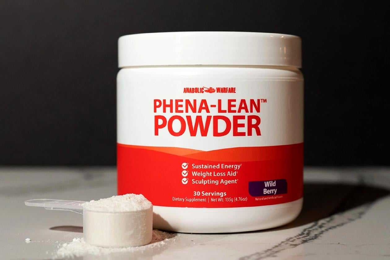 Anabolic Warfare's hard-hitting Phena-Lean now in flavored powder