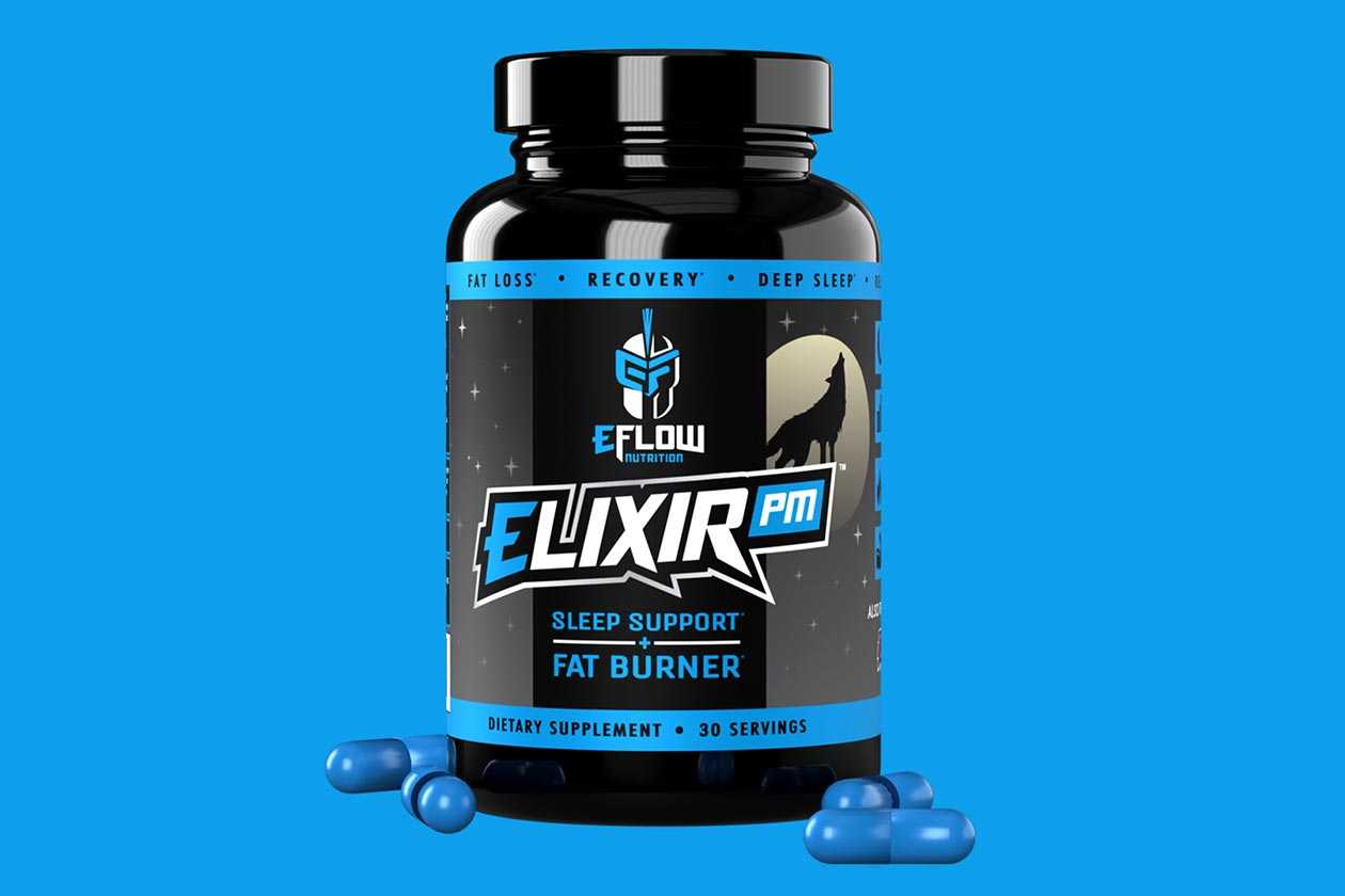 eFlow Nutrition's nighttime fat burner Elixir PM now comes in capsules