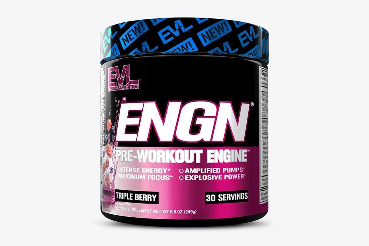 EVL's Triple Berry ENGN available exclusively at Bodybuilding.com
