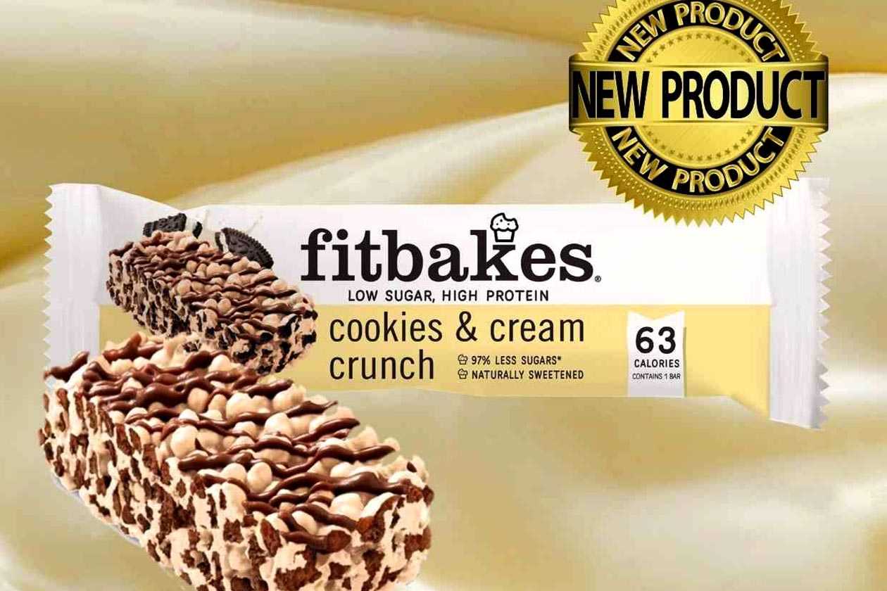 FitBakes launches its small crunch protein bar in Cookies and Cream