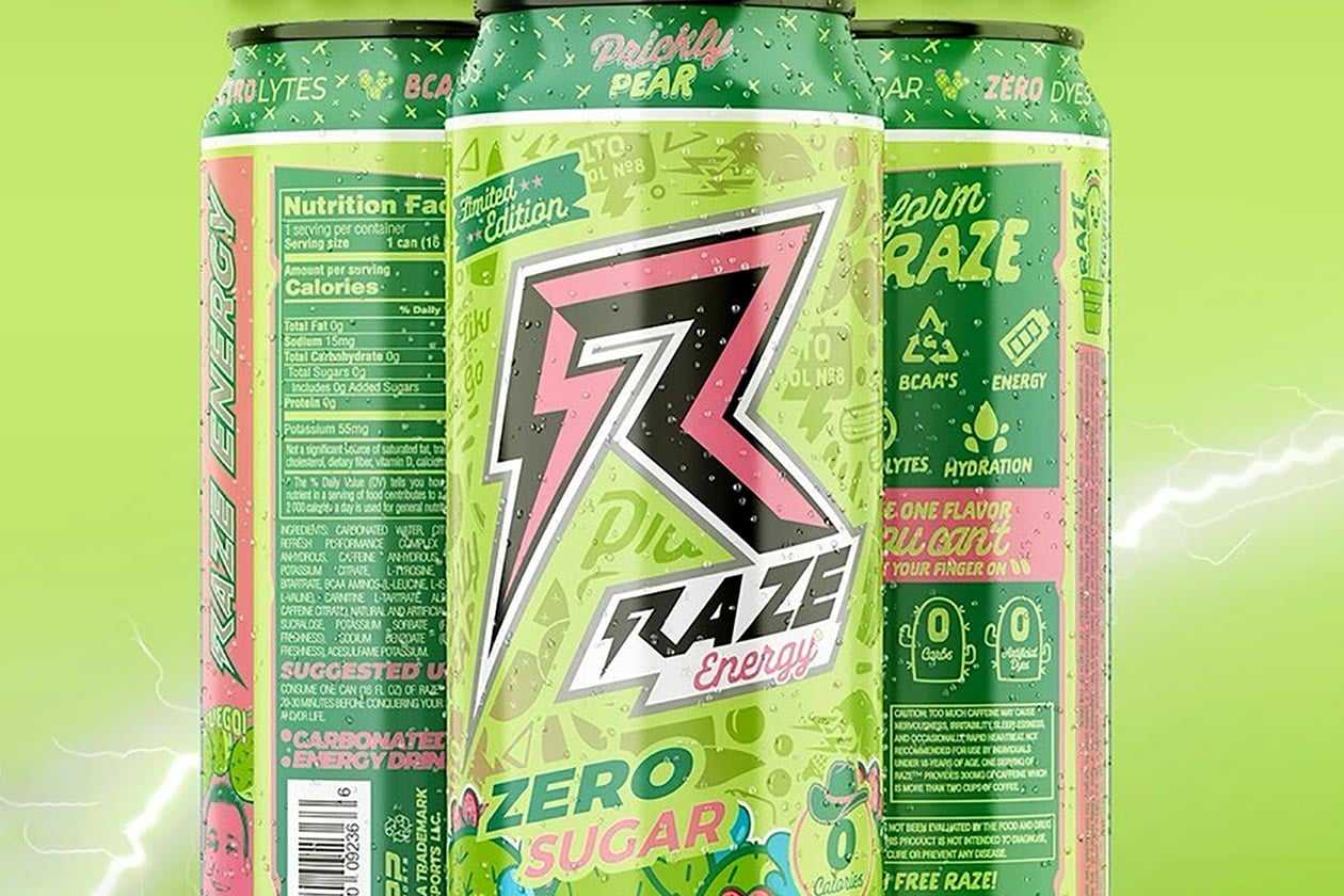 Prickly Pear RAZE Energy promises a mix of watermelon and bubblegum