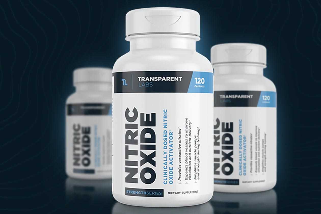 Transparent Labs powers its new Nitric Oxide with 2.25g of NO3-T nitrates