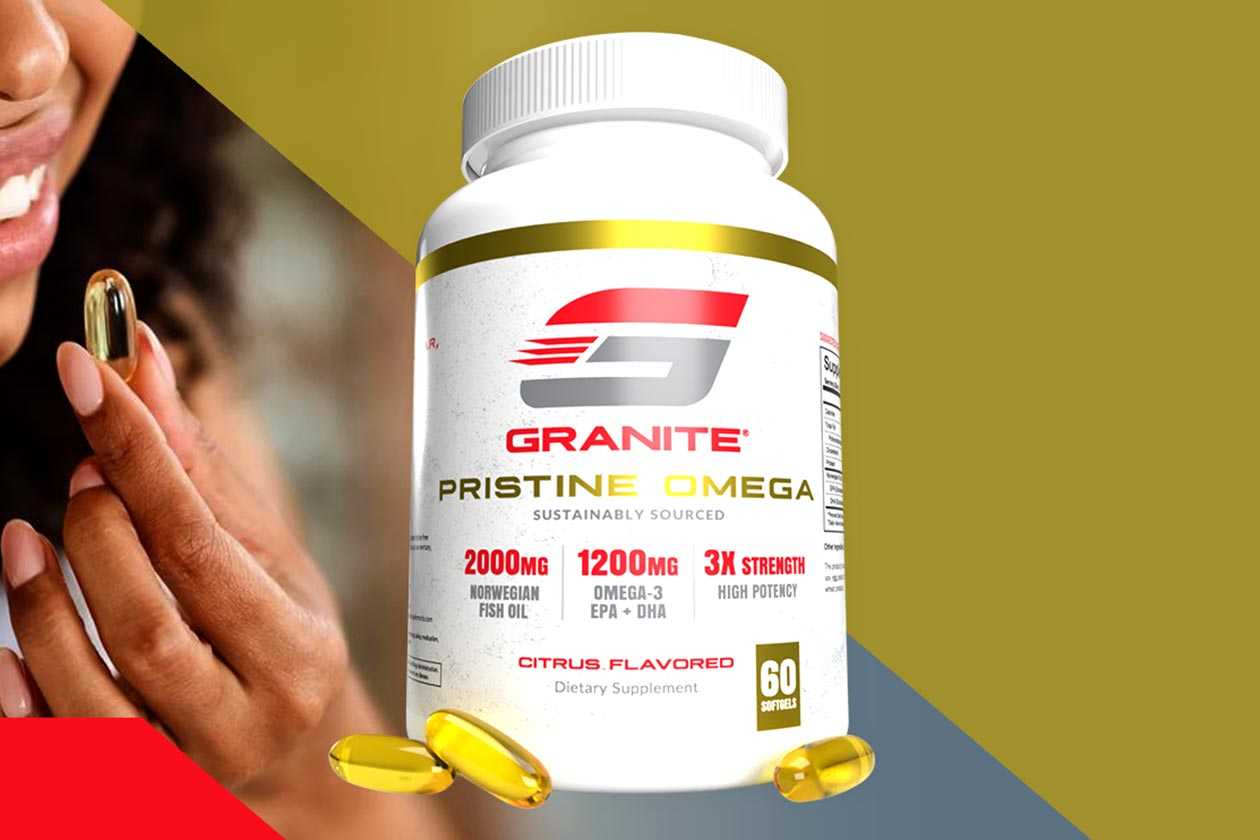 Granite Supplements temporarily discounts Pristine Omega to $14.99