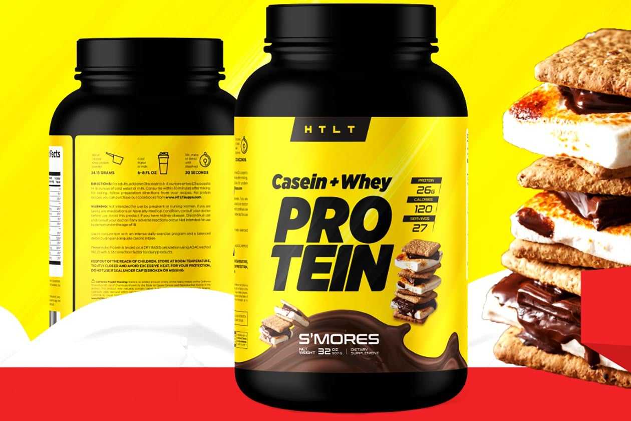 HTLT continues to expand Casein + Whey Protein with a S'mores flavor