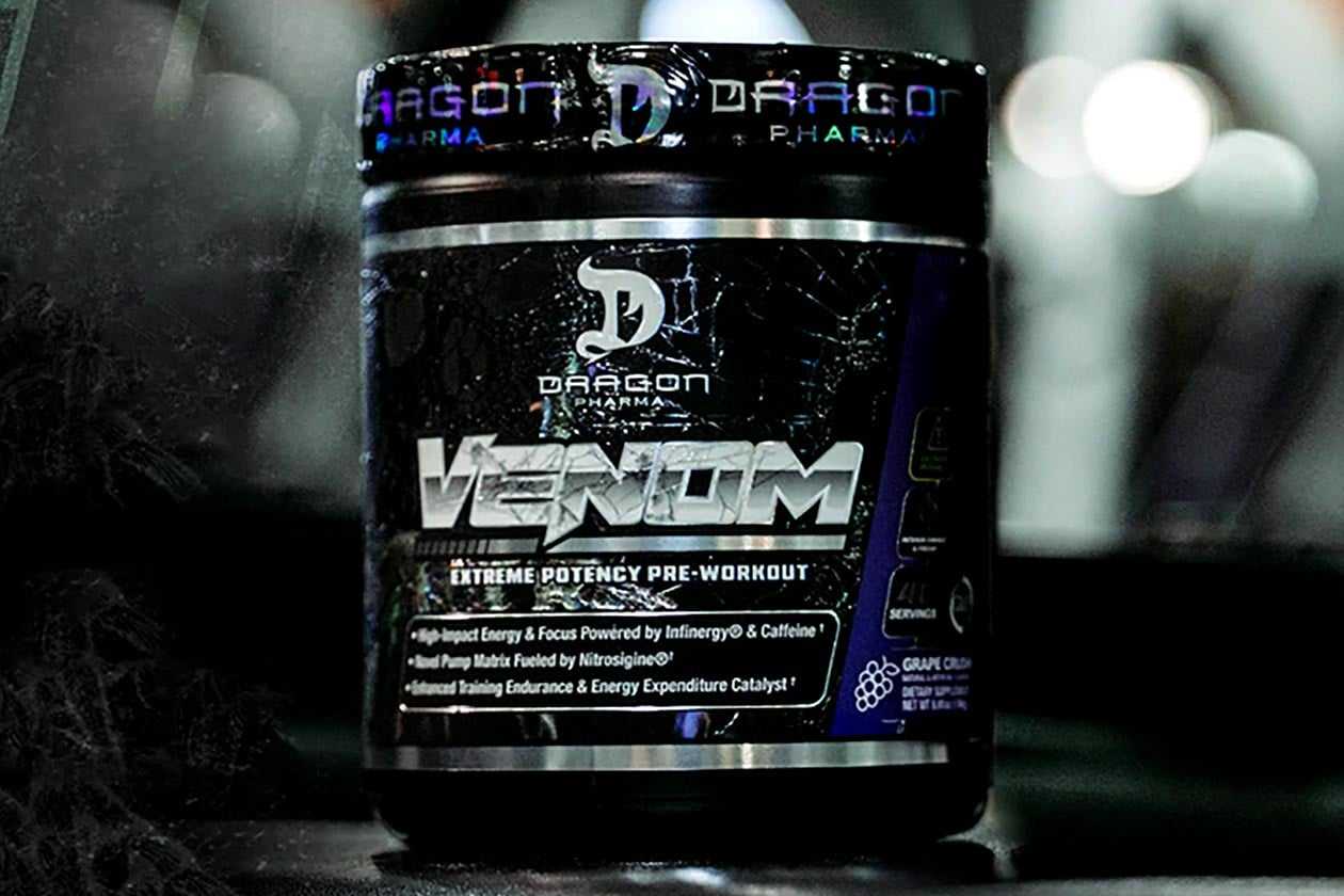 Dragon Pharma reformulates its pre-workouts Venom and Mr. Veinz