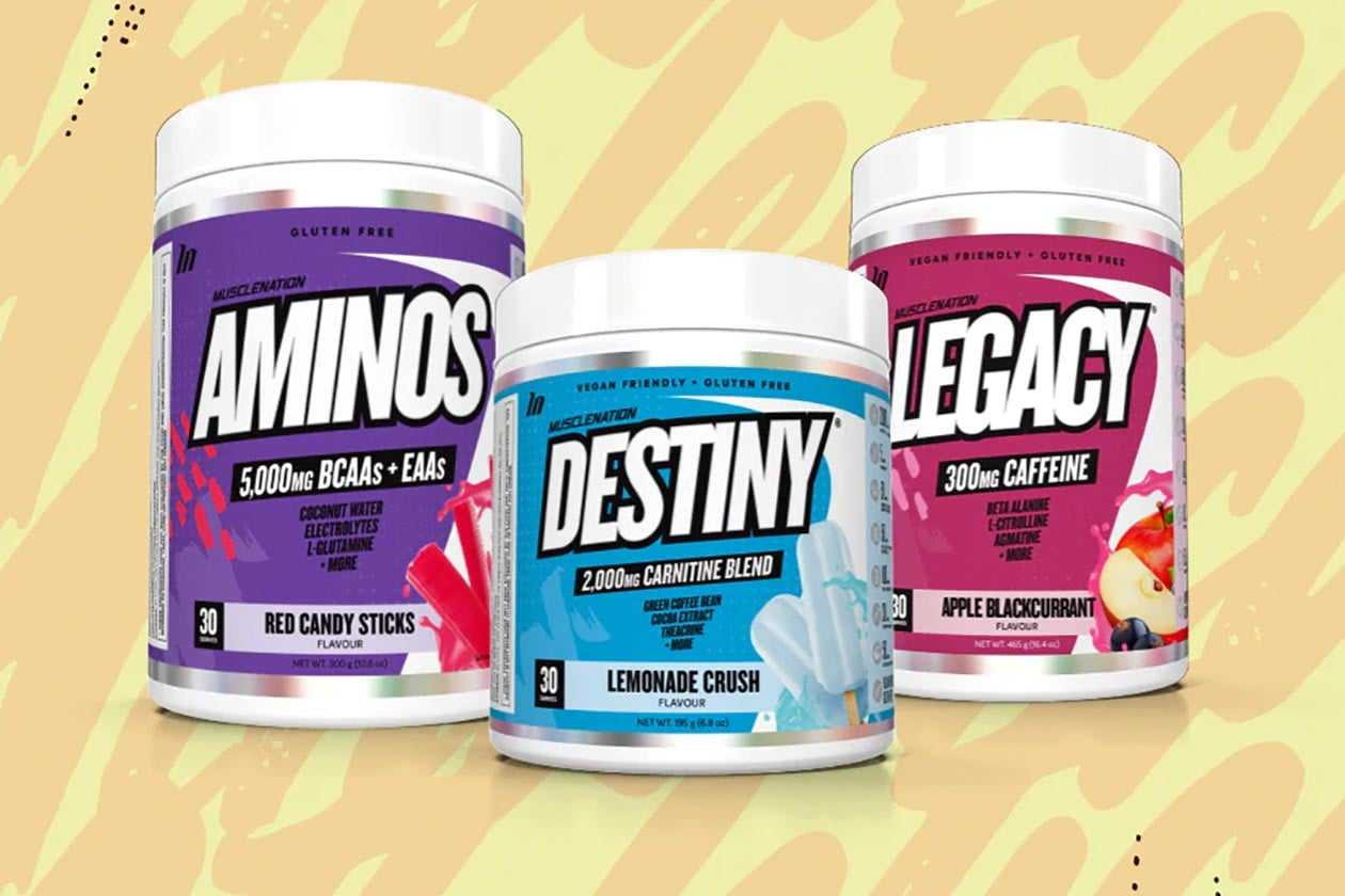 Muscle Nation drops three new flavors, one each for a different product