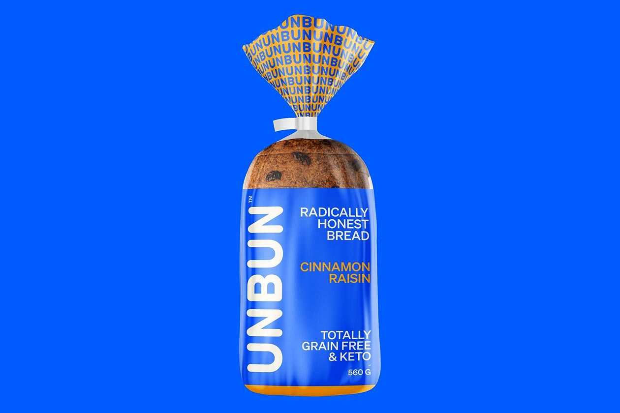 Unbun's tasty keto-friendly bread and bagels now in Cinnamon Raisin