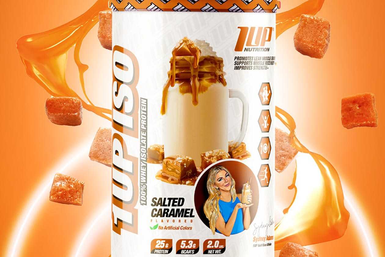 1Up Nutrition and Sydney Adams create a limited Salted Caramel 1Up ISO