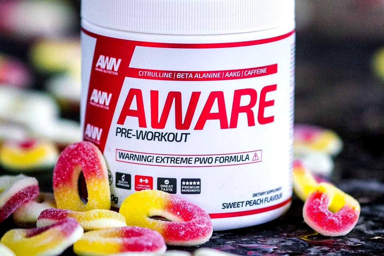 Aware adding Sweet Peach to its mainstream pre-workout this Wednesday