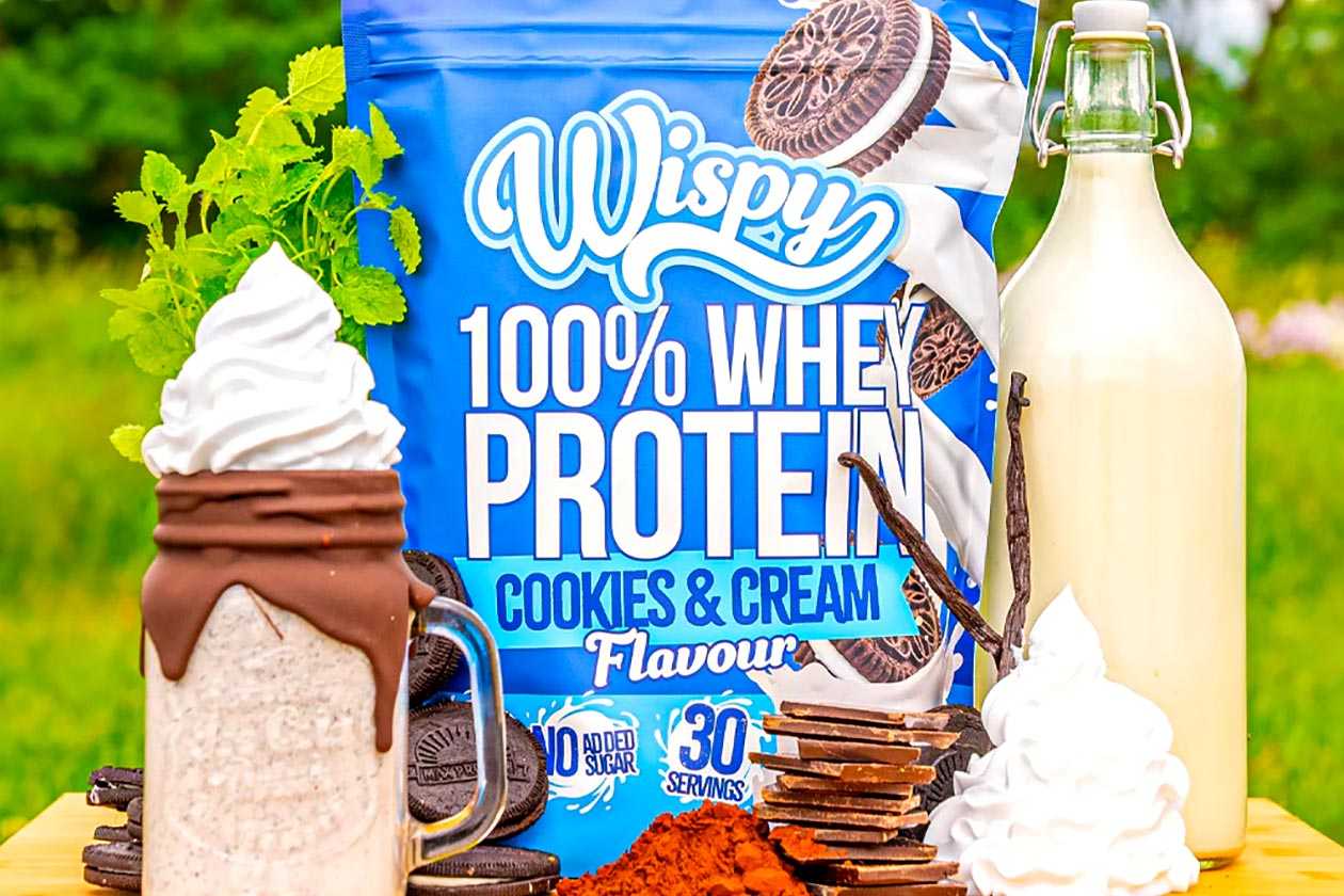Wispy Nutrition releases 100% Whey Protein in Cookies and Cream
