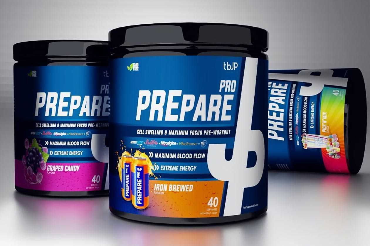 Trained By JP adds another three flavors to its pre-workout Prepare Pro