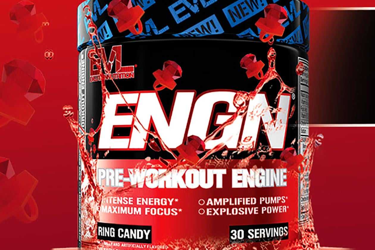 EVL's candy-themed Ring Candy ENGN exclusive to evlnutrition.com