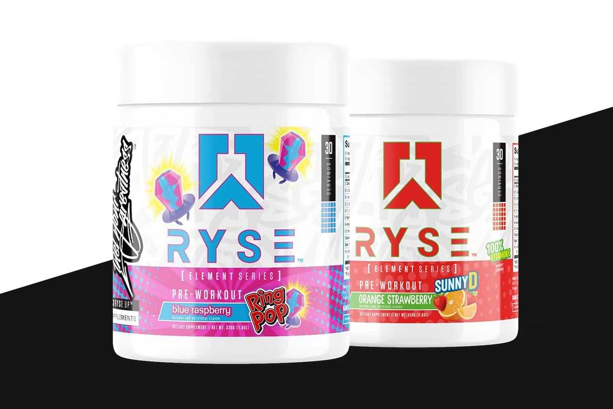 First look at RYSE's unreleased Element Series Pre-Workout