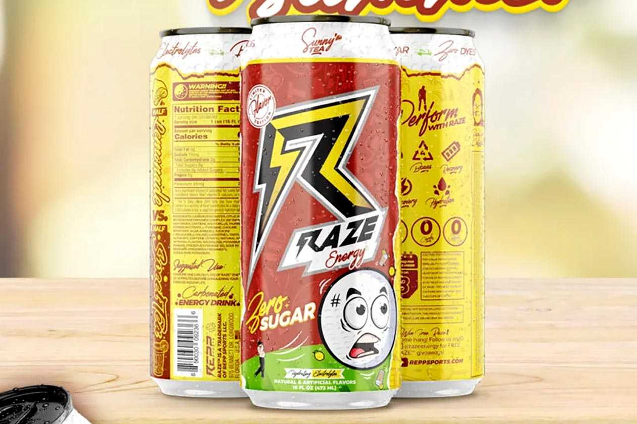 RAZE introduces its refreshing and summery Sunny Tea RAZE Energy