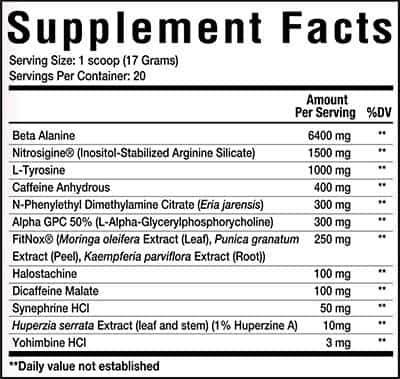 'Merica Labz promises an extreme stim pre experience in F-Bomb