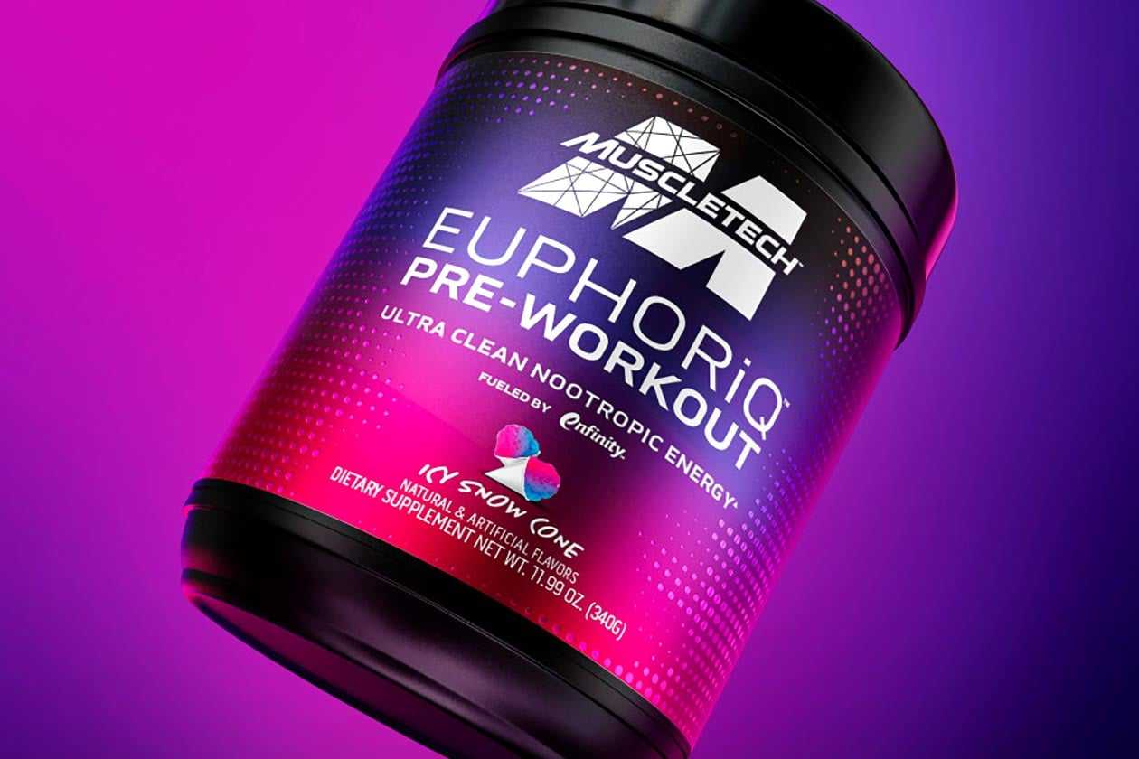 Muscletech's EuphoriQ and Burn iQ featuring Enfinity paraxanthine