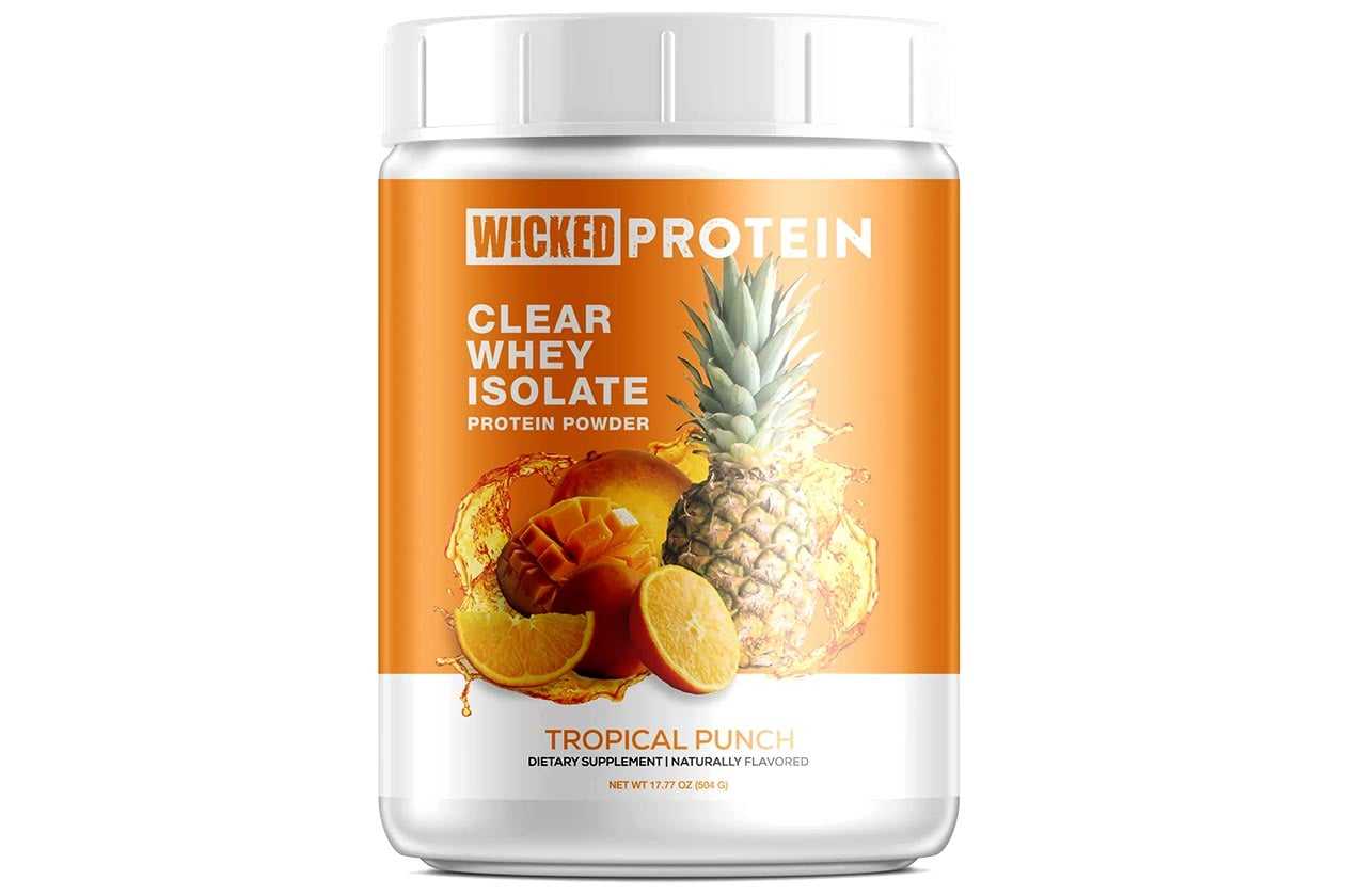 Wicked introduces its protein powder debut Clear Whey Isolate