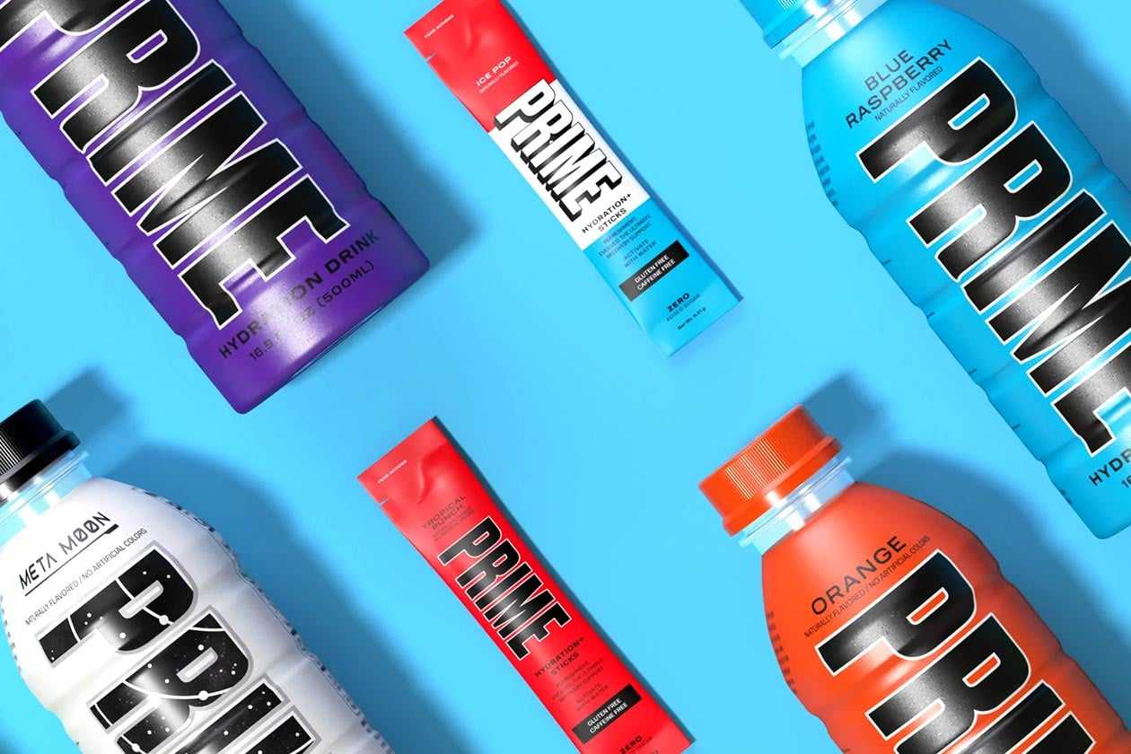 Prime Hydration stick pack supplement from KSI and Logan Paul