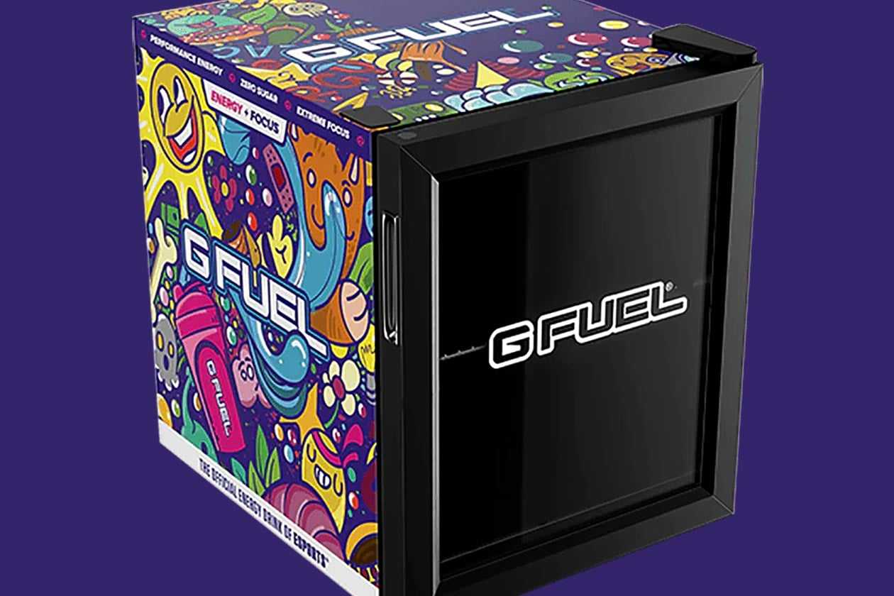 G Fuel unveils its 24-can mini fridge in two colors and costing $599